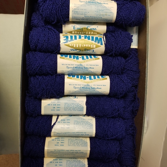 Winlite | Other | Vintage Royal Blue Yarn | Poshmark